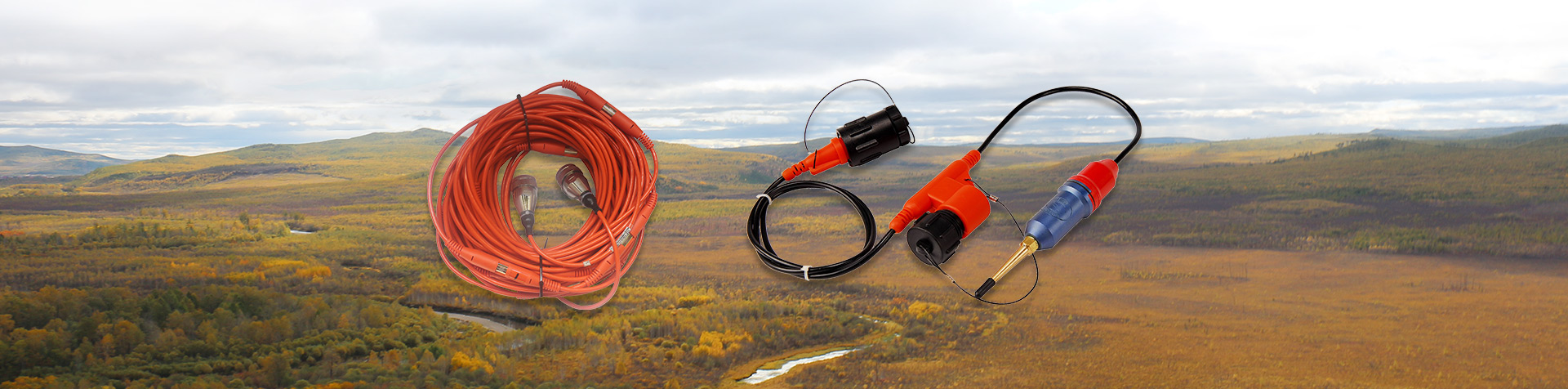 Geophones, Hydrophones, Cables and Connectors